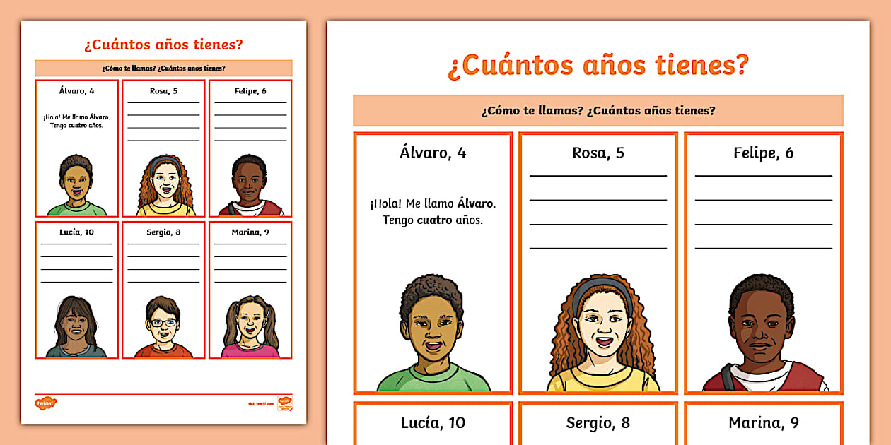 How Old Are You? Worksheet / Worksheet, worksheet - Twinkl