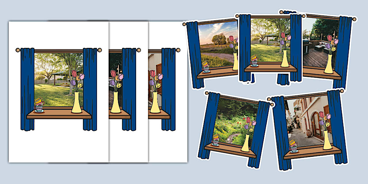 Kitchen Window Cut-Outs - Twinkl Kitchen (Teacher-Made)