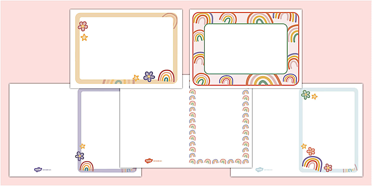 Muted Rainbow Gift Cards (teacher made) - Twinkl
