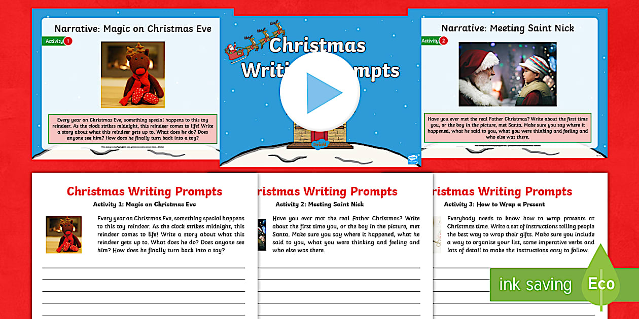 Christmas Writing Ideas for KS1 Pupils – Writing Activity