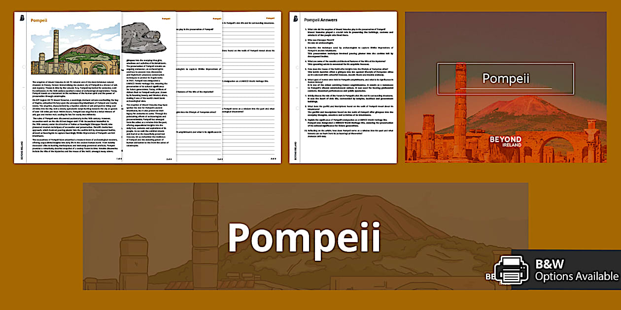 Pompeii Lesson Pack