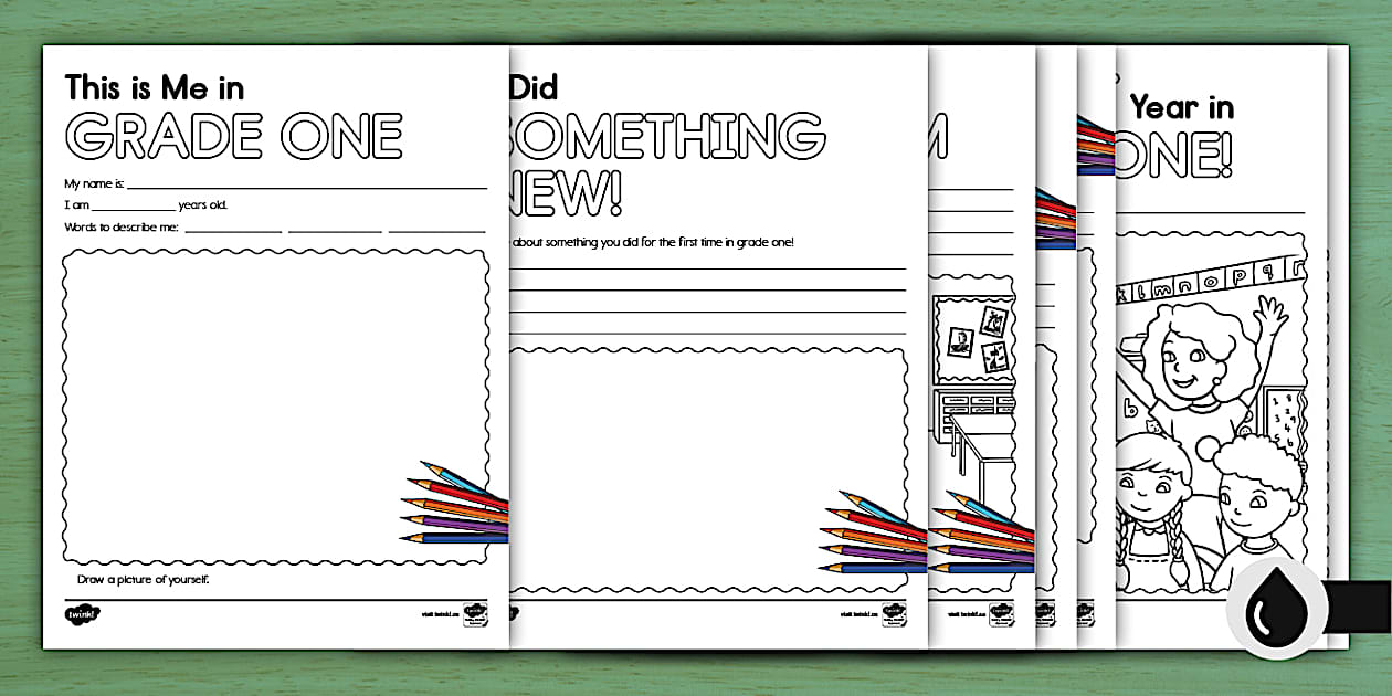 My Great Year in Grade One! - End of the Year Activity Booklet