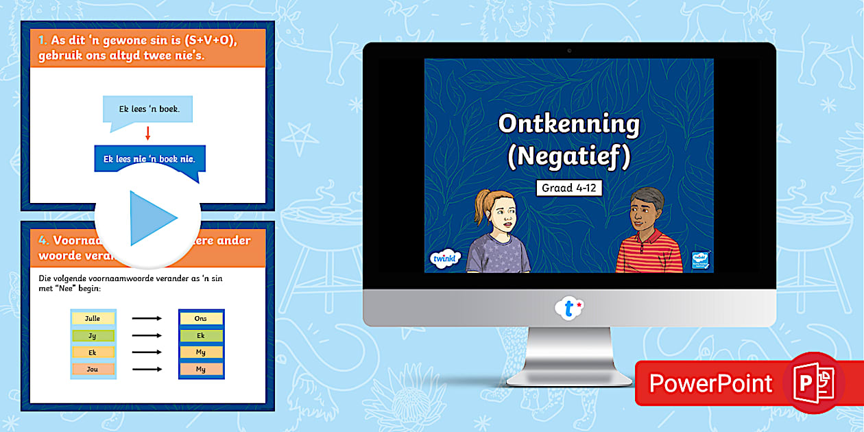 Ontkenning PowerPoint (teacher made) - Twinkl