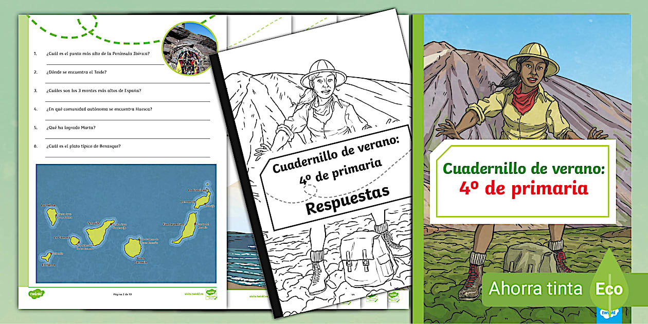 Cuadernillo de verano: 4º de primaria - Twinkl