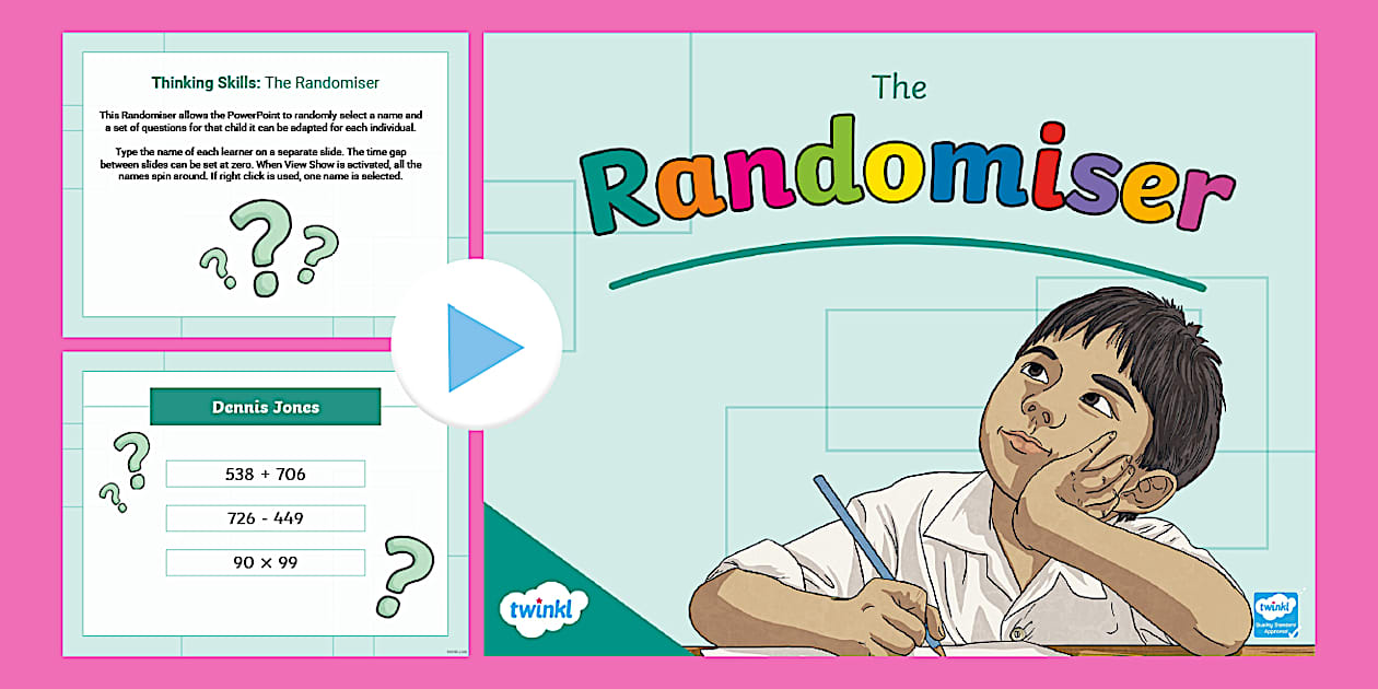 CfW Thinking Skills: The Randomiser (teacher made) - Twinkl