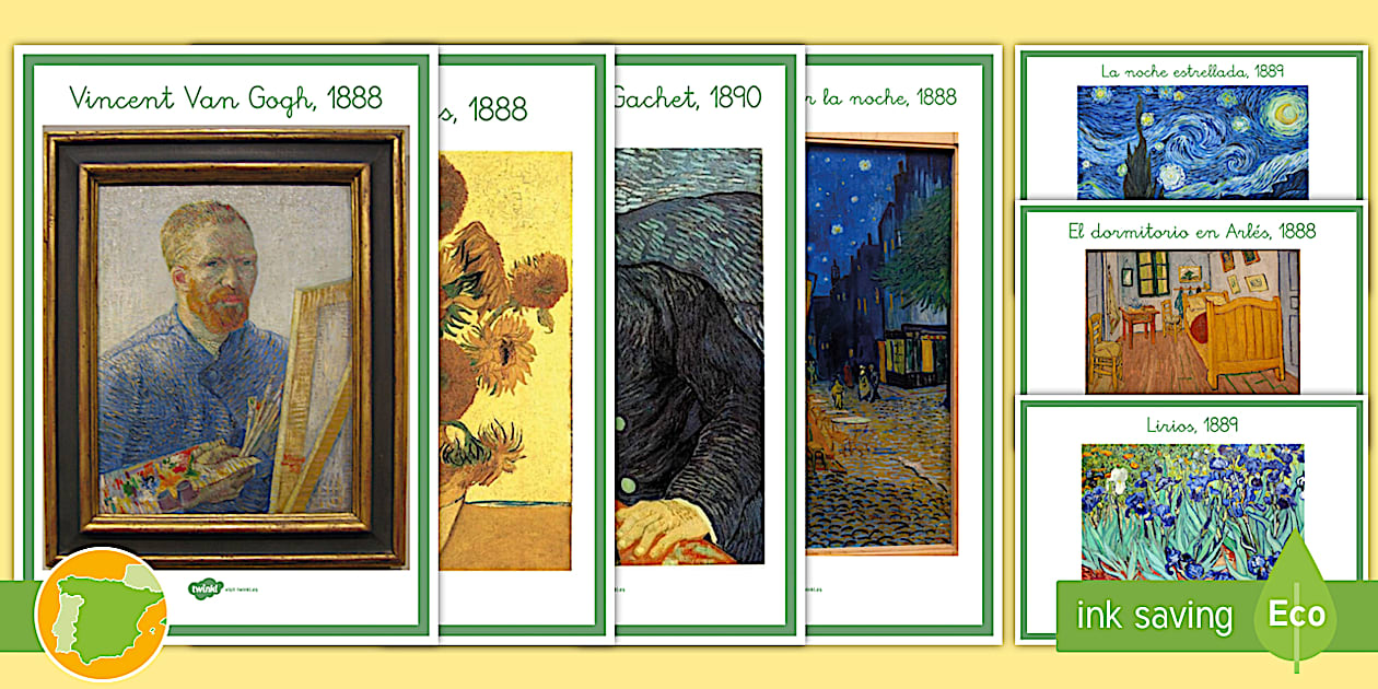 Posters: Cuadros de Vincent Van Gogh - Twinkl