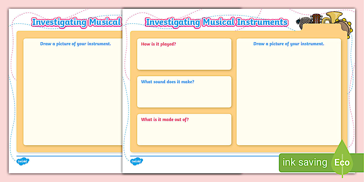👉 KS1 Investigating Musical Instruments - Twinkl