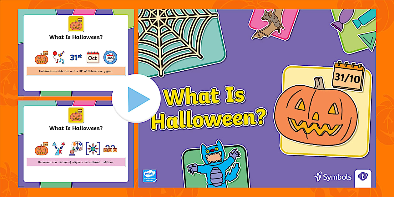 Twinkl Symbols: What is Halloween? Powerpoint - Twinkl