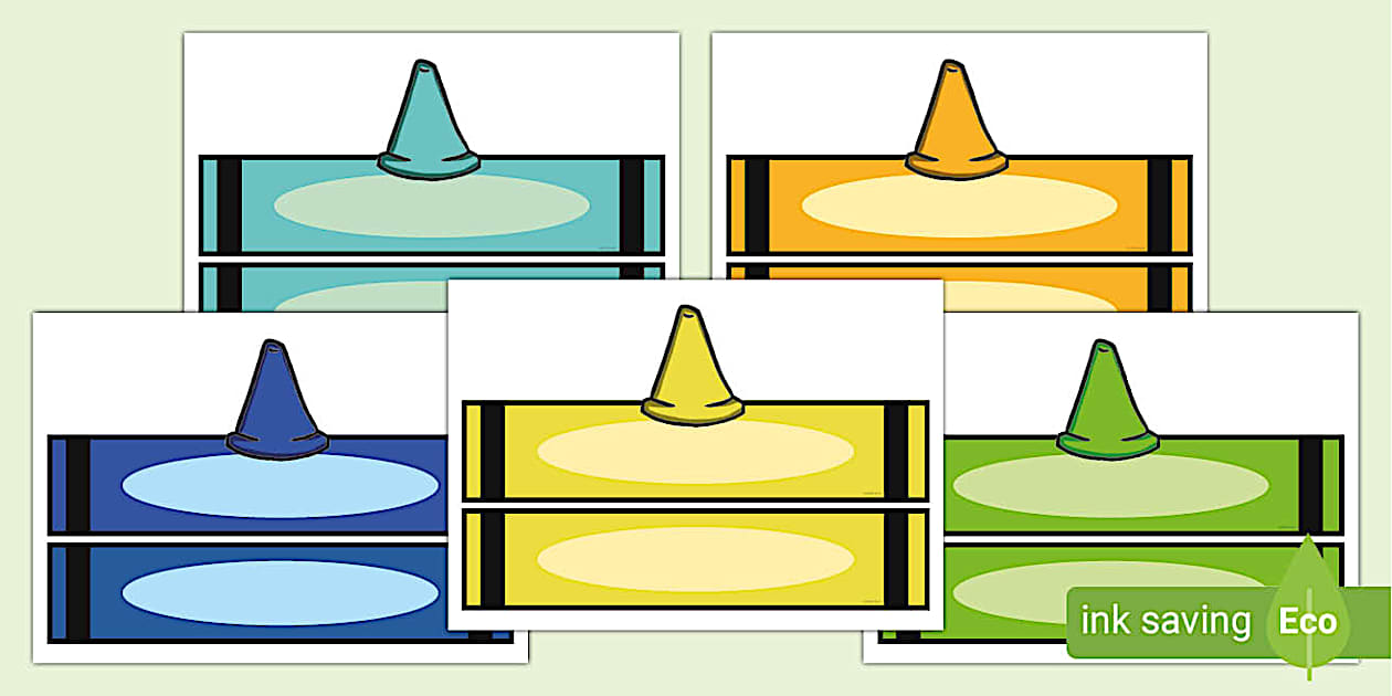 Crayon Role-Play Headbands - Twinkl - EYFS
