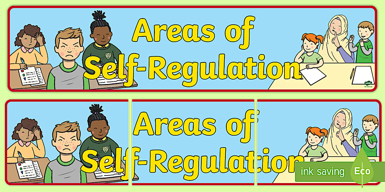 Areas of Self-Regulation Display Banner (teacher made)