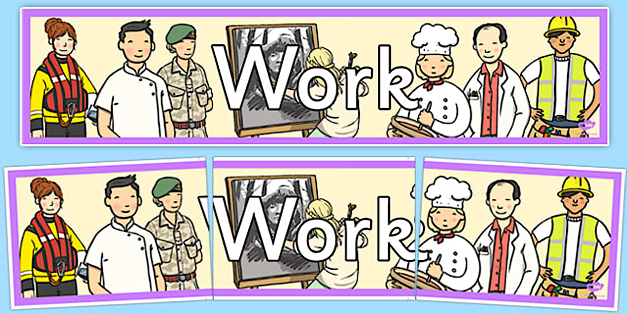 👉 Work Display Banner (teacher made) - Twinkl