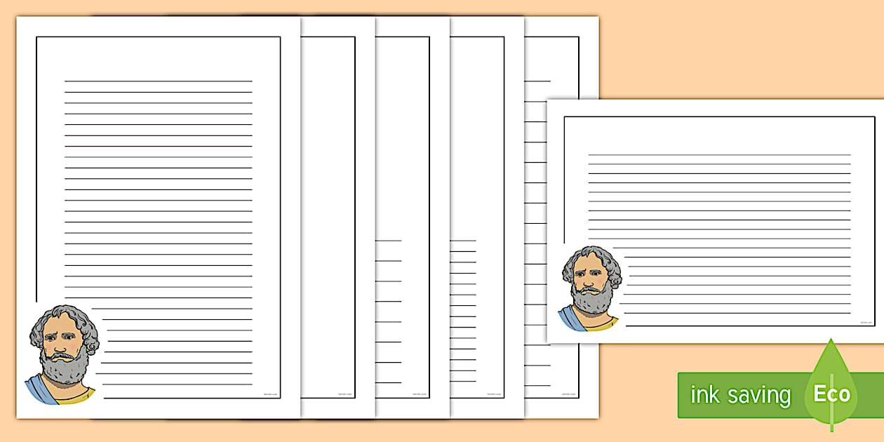 Editable Archimedes Page Borders (teacher made) - Twinkl