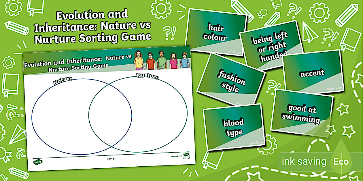Nature vs Nurture Sorting Game (teacher made) - Twinkl