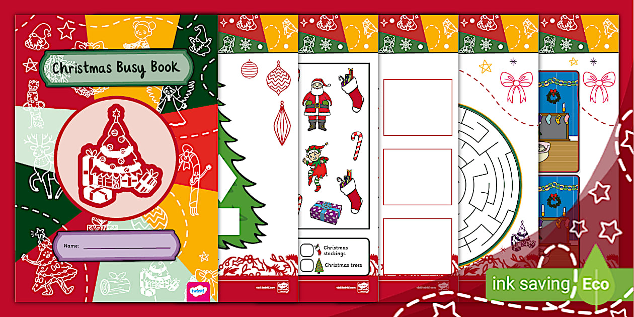 Christmas Busy Book (teacher made) - Twinkl