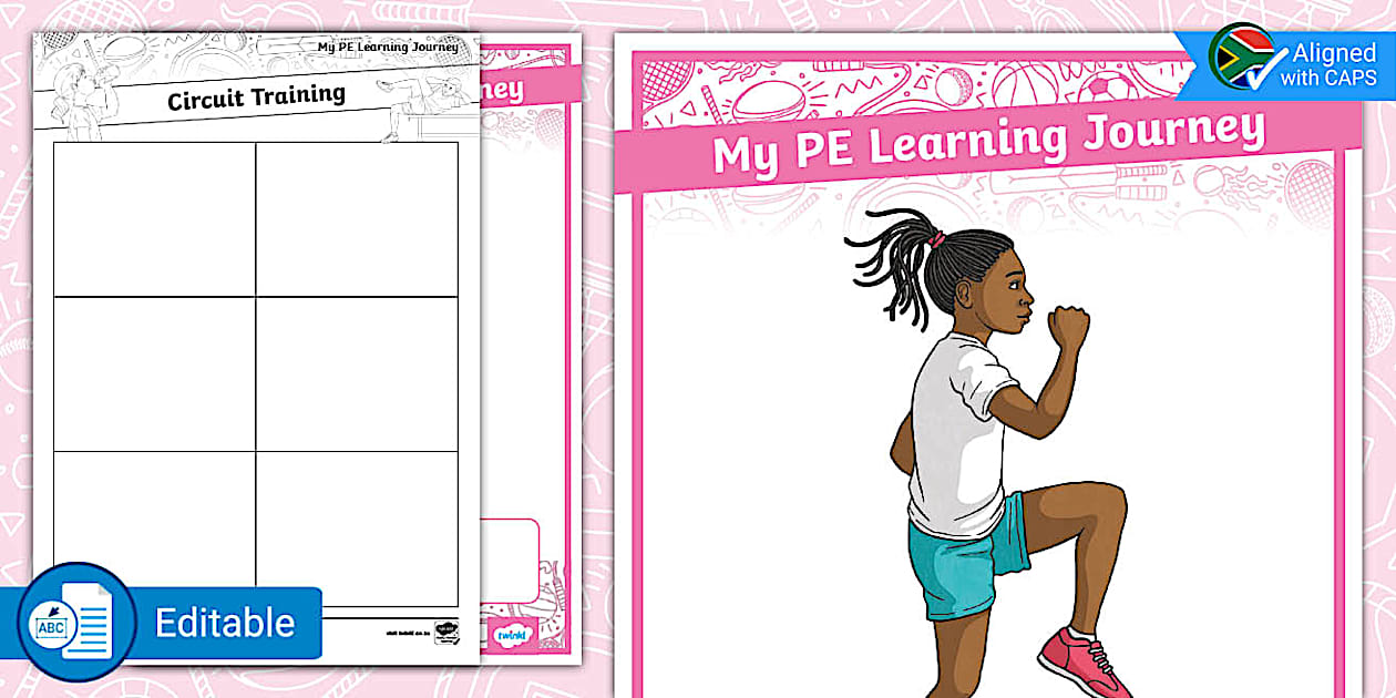 Grade 5 Circuit Training Learning Journey Editable Booklet