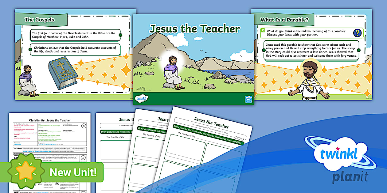 Lesson 5: KS1 Christianity – Jesus the Teacher - Twinkl
