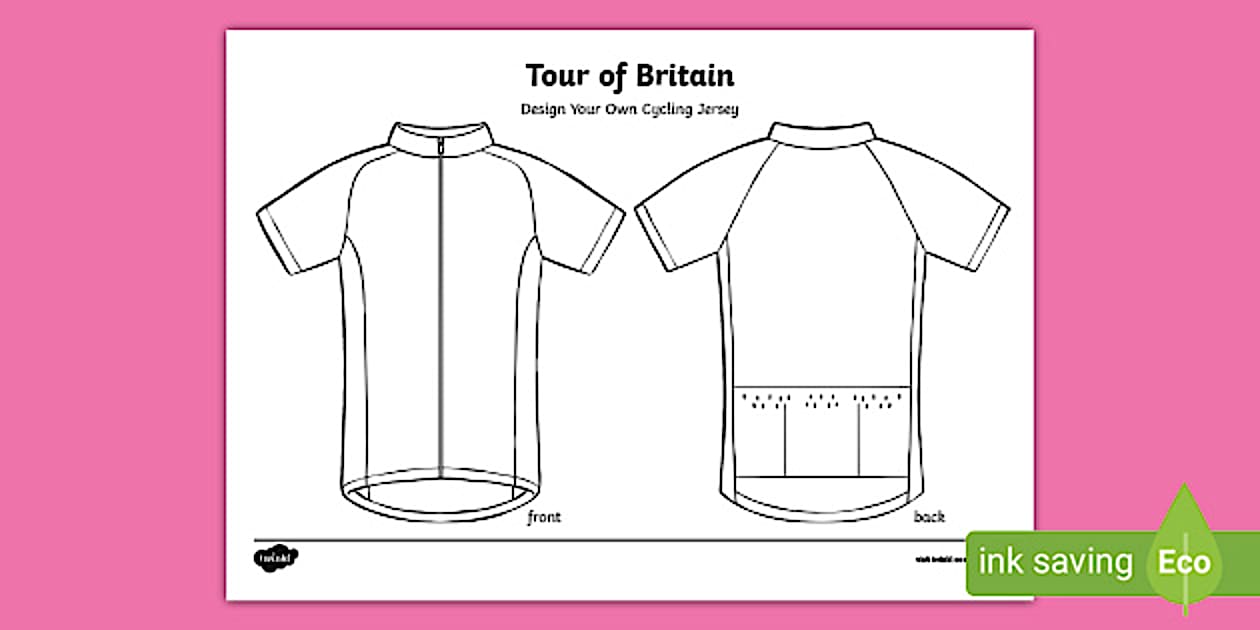Tour of Britain: Design a Cycling Jersey Worksheet / Worksheet, worksheet