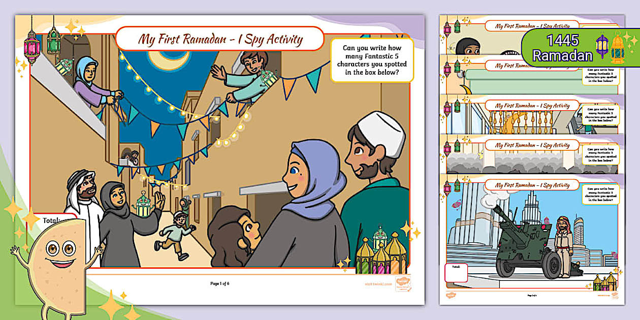 My First Ramadan I Spy Activity Sheet (teacher made)