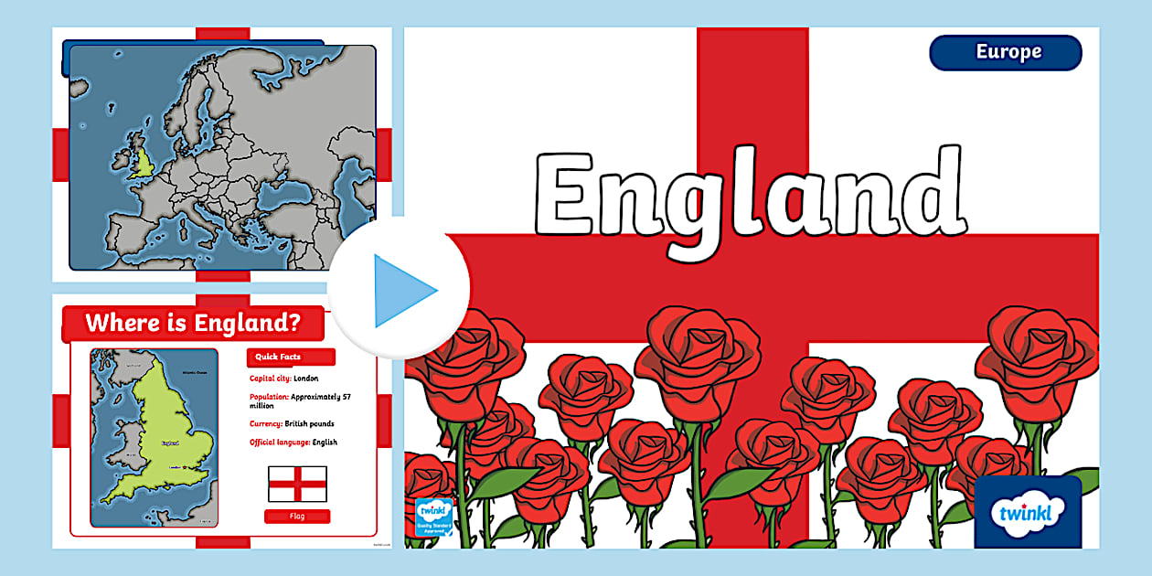 KS1 England PowerPoint (teacher made) - Twinkl