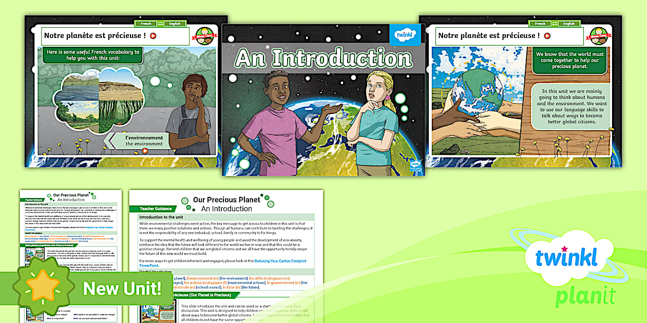 👉 Introduction and Guidance for Teachers: Our Precious Planet