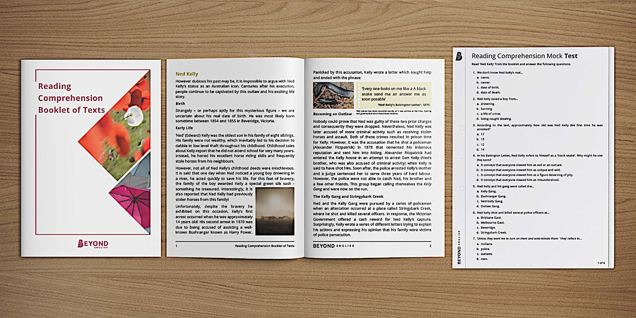 Reading Comprehension Mock Test (teacher made) - Twinkl