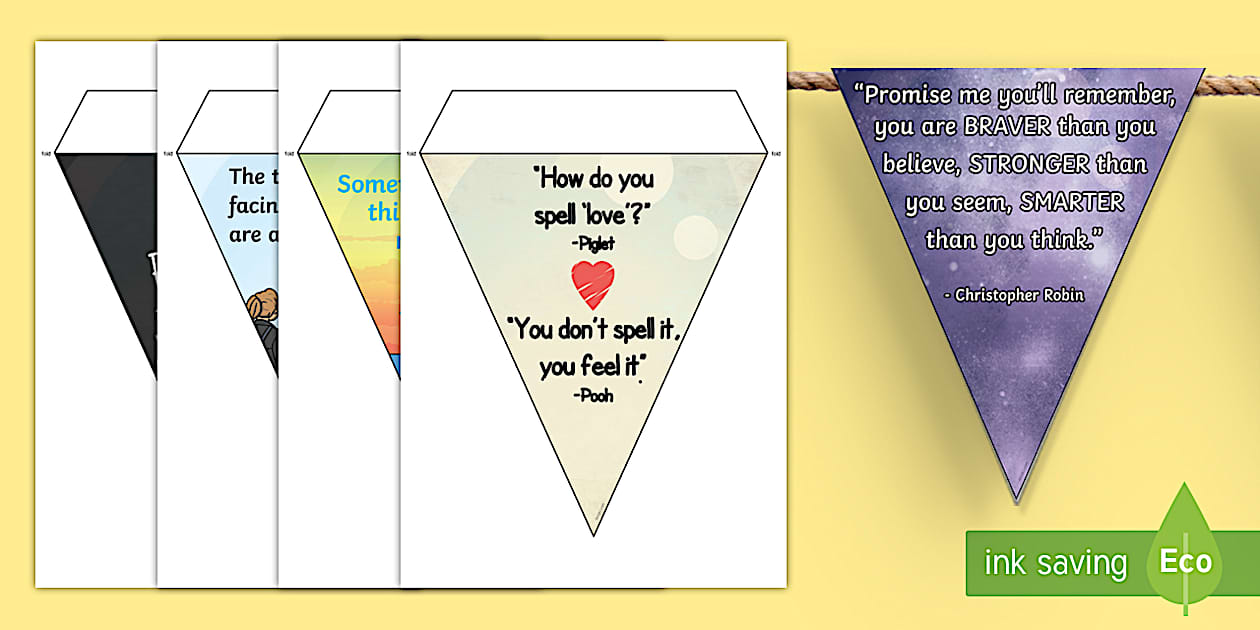 Editable Reading Corner Quotes Display Bunting - Twinkl