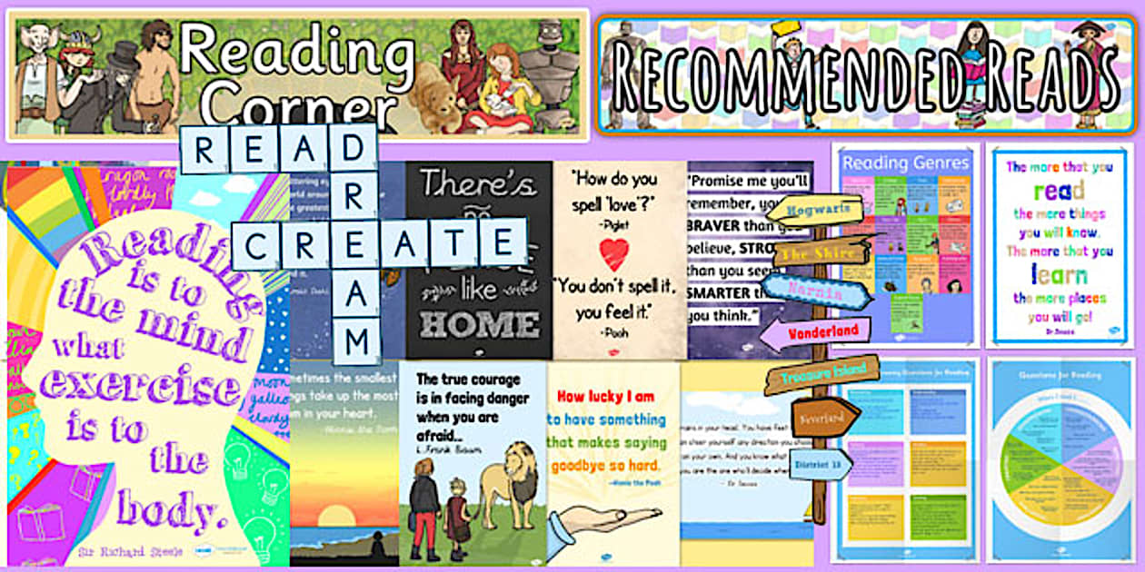 Reading Corner Area Display Pack (teacher made) - Twinkl