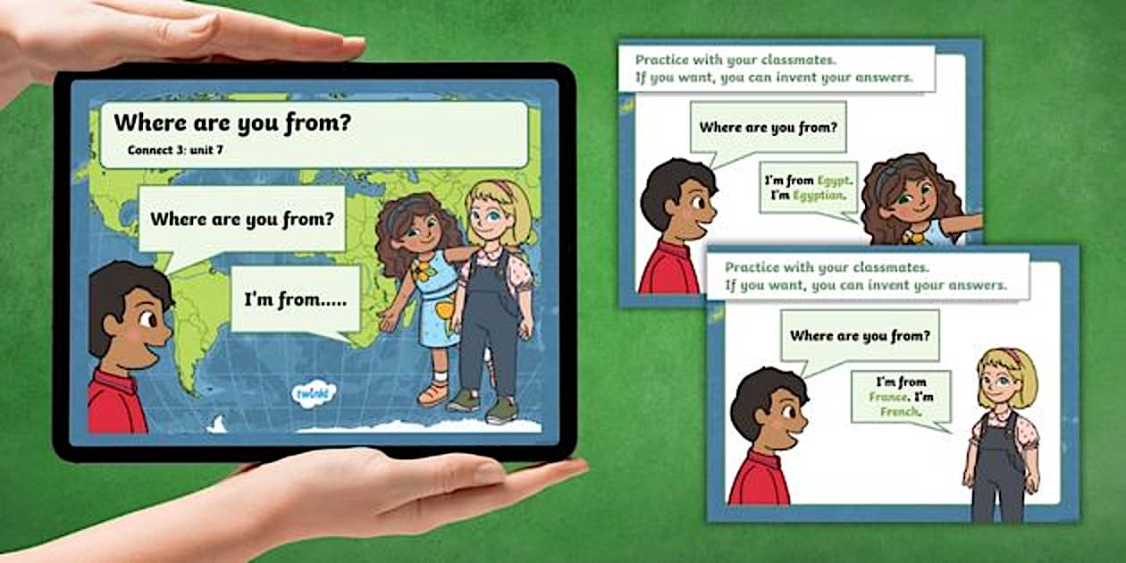 English Connect 3 - unit 7 - Where are you from - term 2