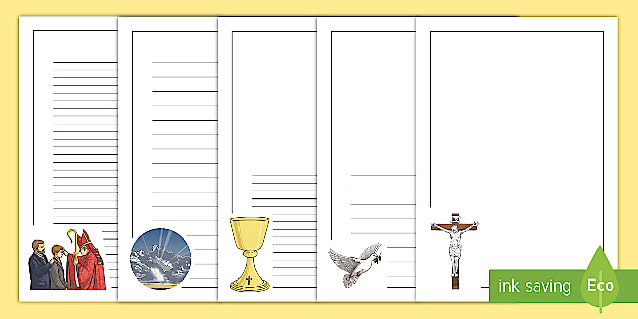 Editable Confirmation Page Borders (teacher made) - Twinkl