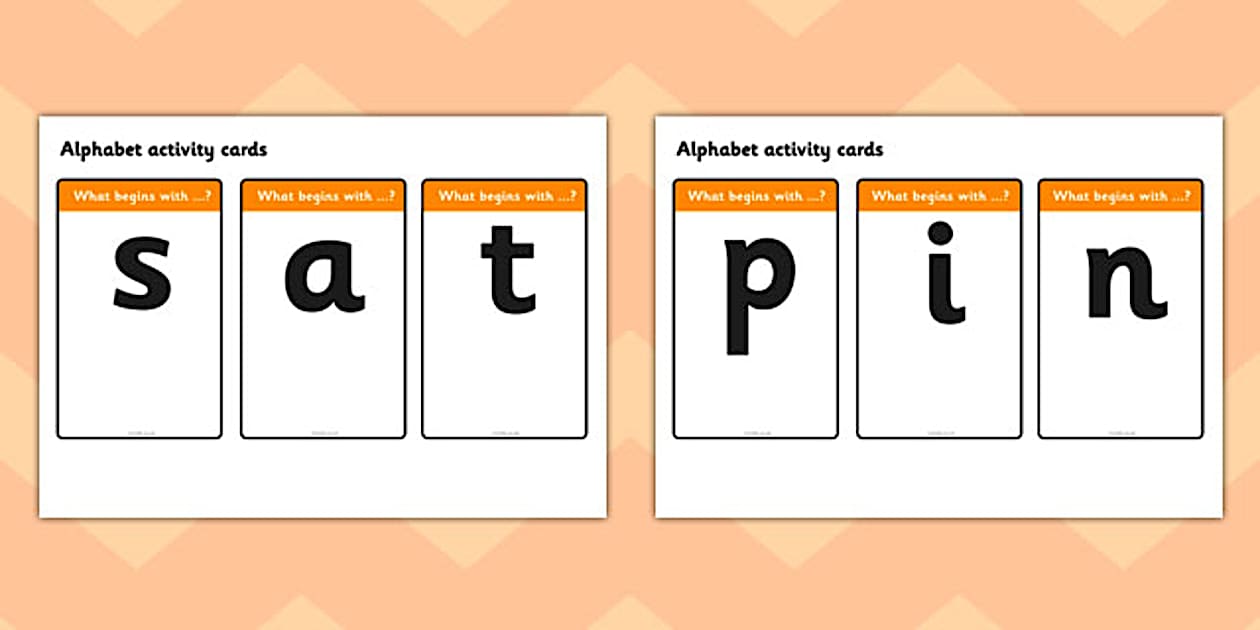 Phase 2 Activity Cards (teacher made) - Twinkl