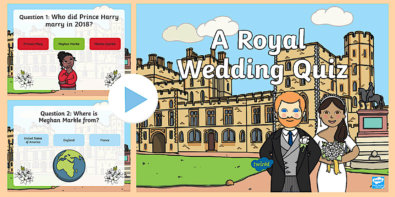 KS1 Royal Wedding Quiz PowerPoint (teacher made) - Twinkl