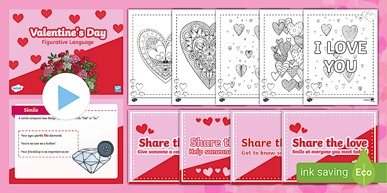 FREE! - Valentine's Day Intermediate Taster Pack - Grades 4-6