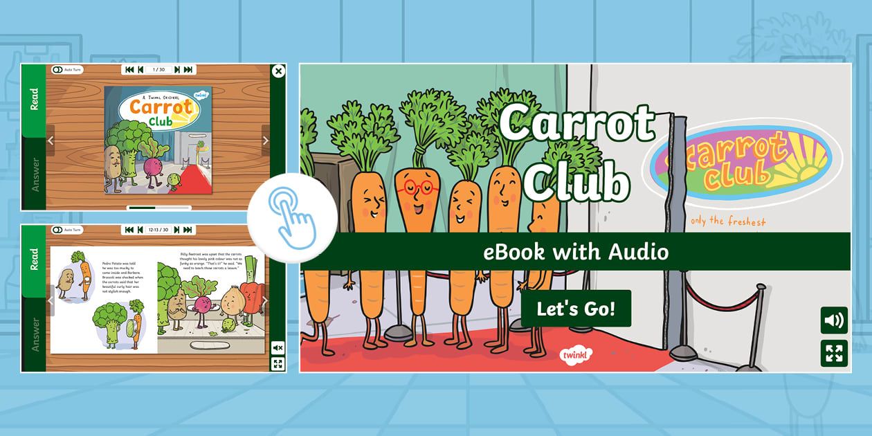 Carrot Club eBook with Audio (teacher made) - Twinkl