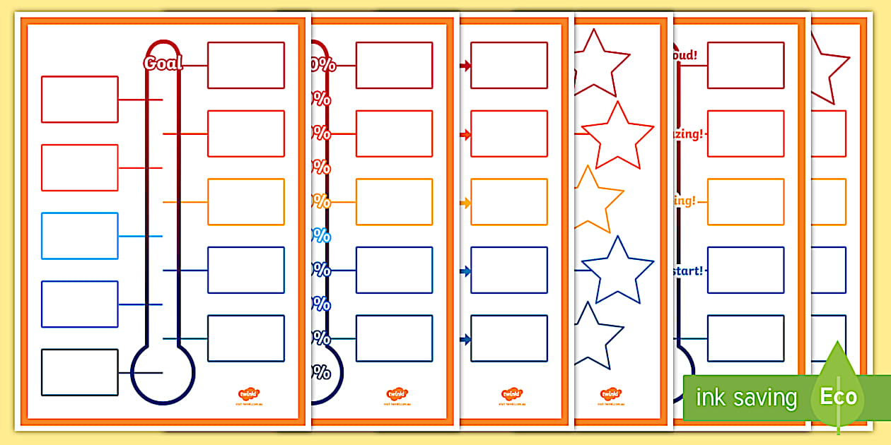 Class Fundraising Chart Posters (teacher made) - Twinkl