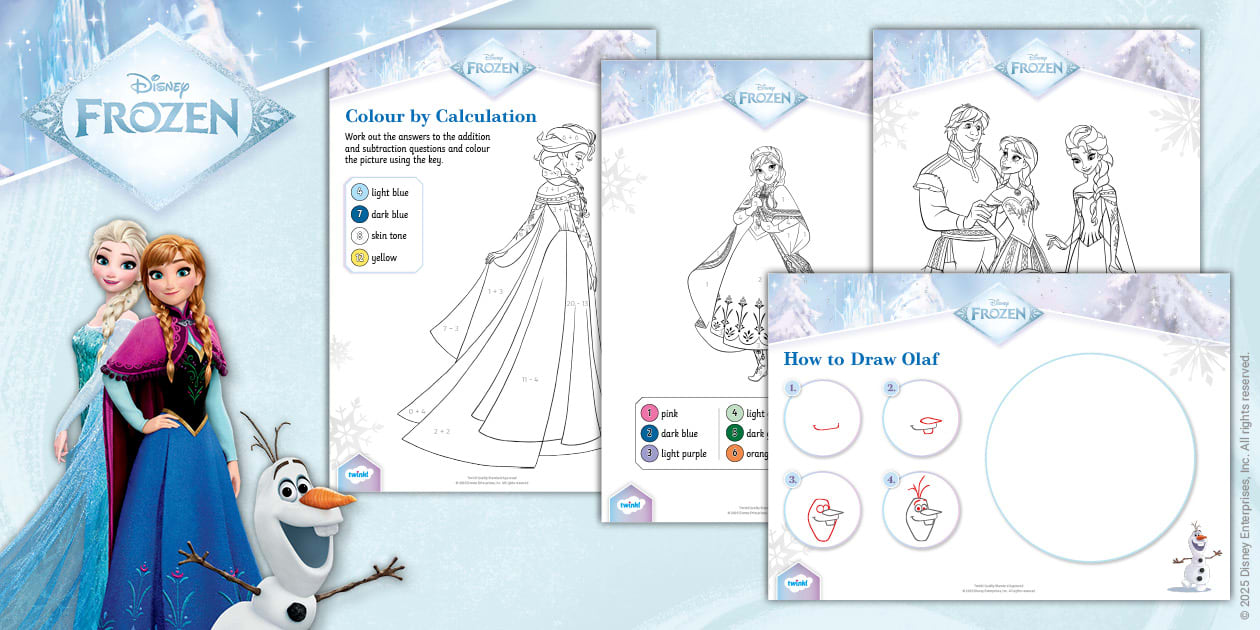 Frozen: Colouring & Drawing Pack