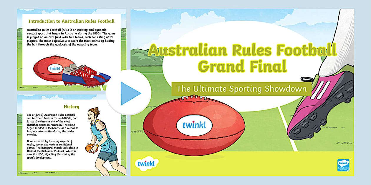 Australian Rules Football Grand Final PowerPoint - Twinkl