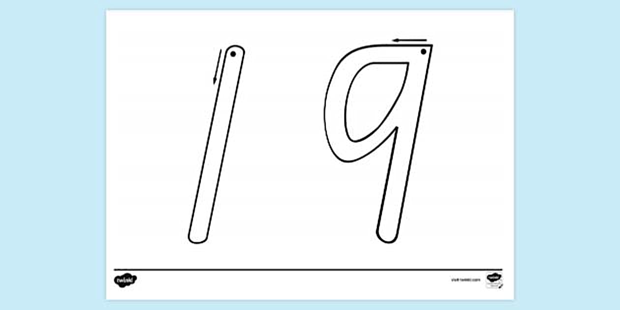 Nineteen Colouring | Colouring Sheets (teacher made)