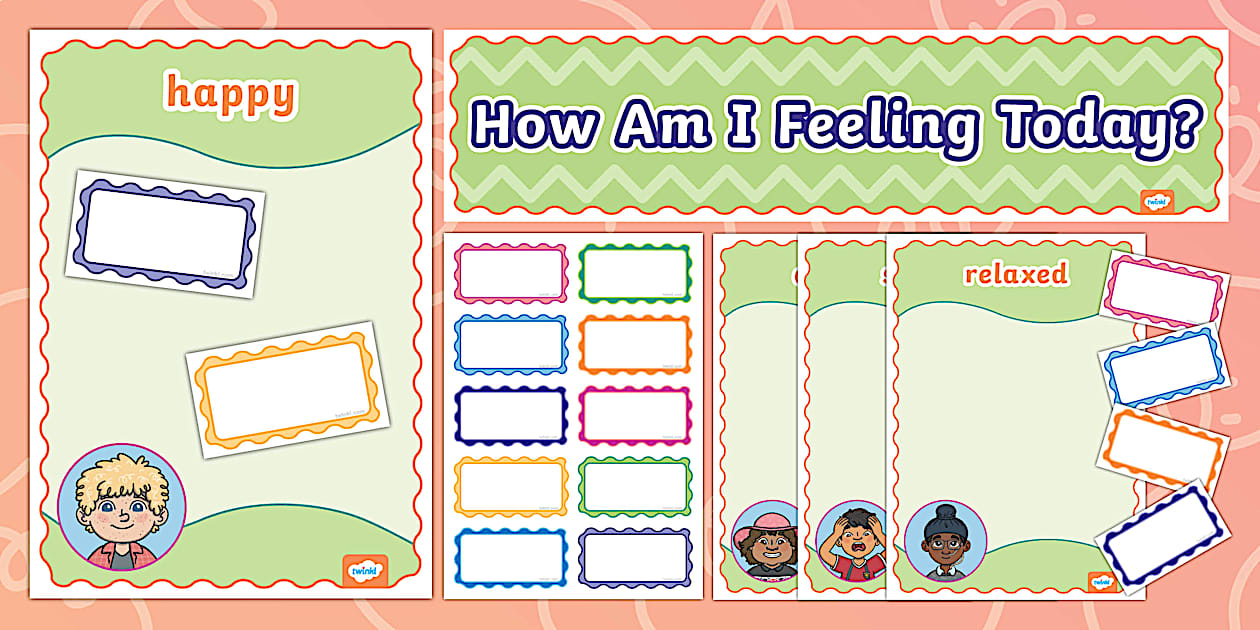 How Am I Feeling? Class Display Chart (teacher made)