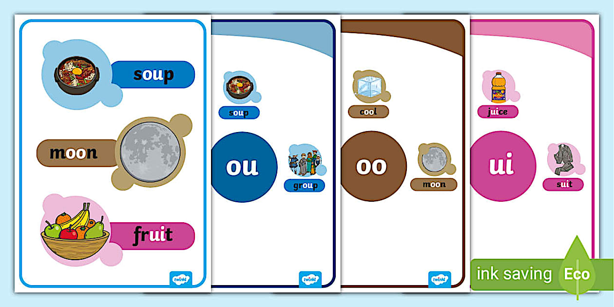Long /ou/ Sound Posters (Teacher-Made) - Twinkl