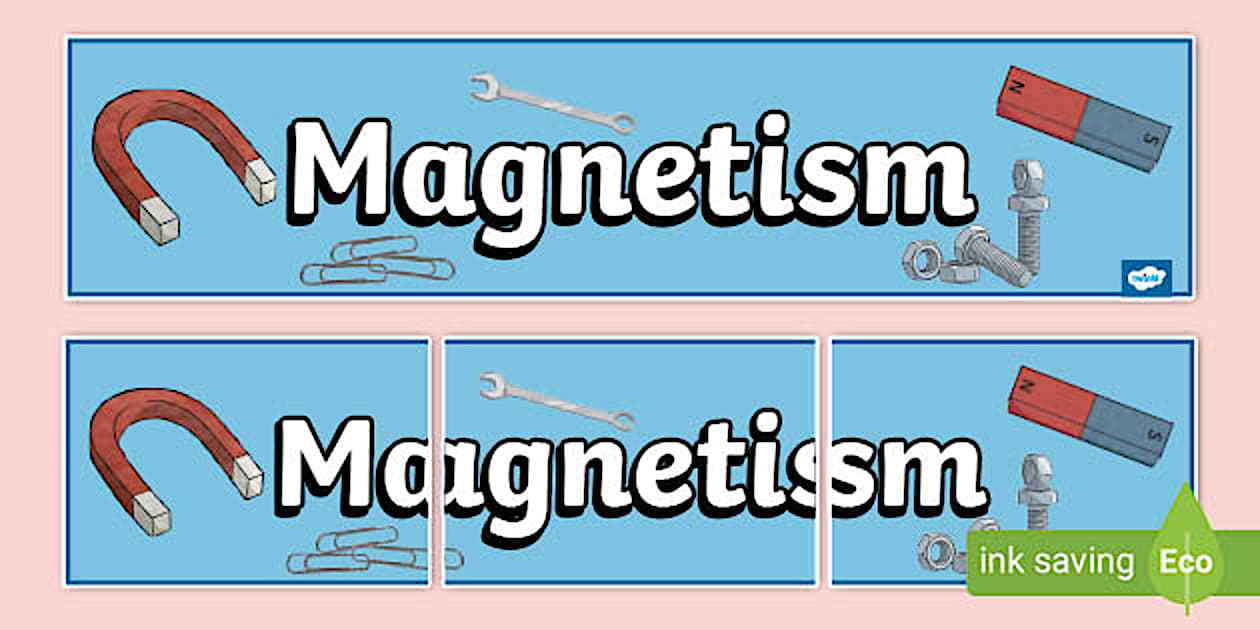 Magnetism Display Banner (Teacher-Made) - Twinkl