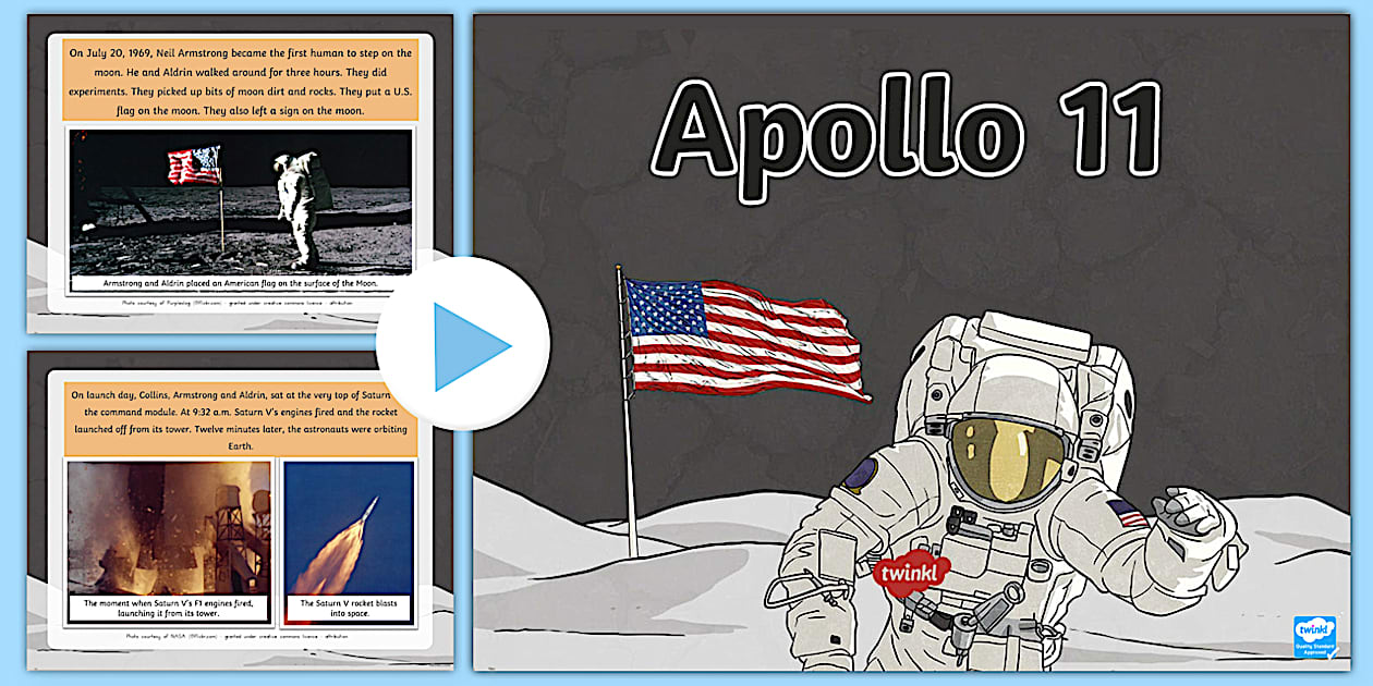 Moon Landing PowerPoint | Science Resource | Twinkl USA