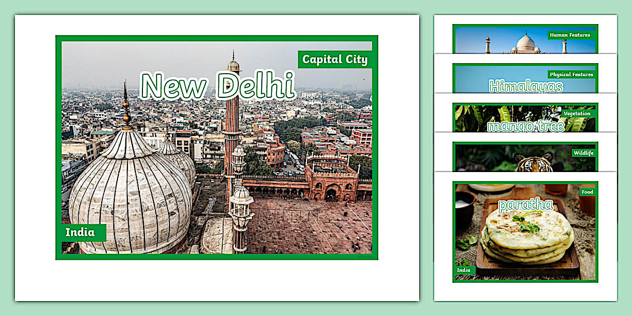 India Photo Display Pack (Teacher-Made) - Twinkl