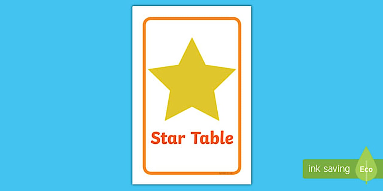 Cursive IKEA Tolsby/Fiestad Star Table Prompt Frame - Twinkl