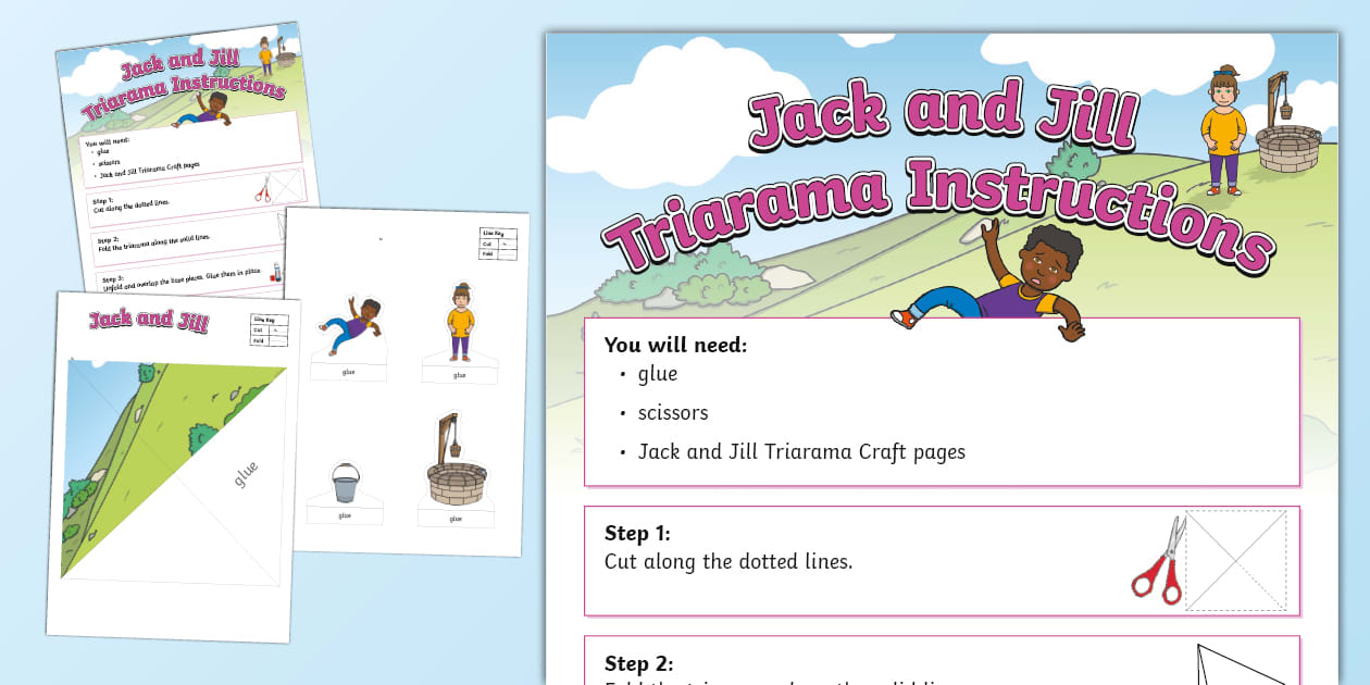 Jack and Jill Triarama Craft - Twinkl Art (teacher made)