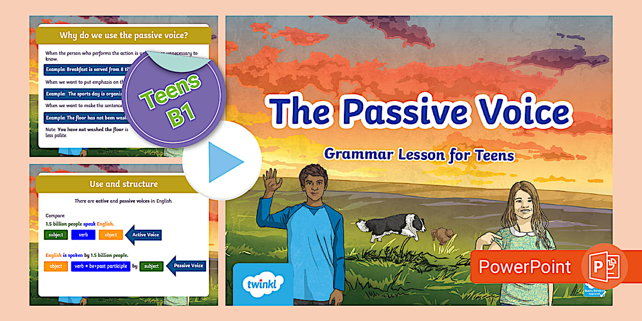 ESL Passive Voice Lesson for Teens (teacher made) - Twinkl