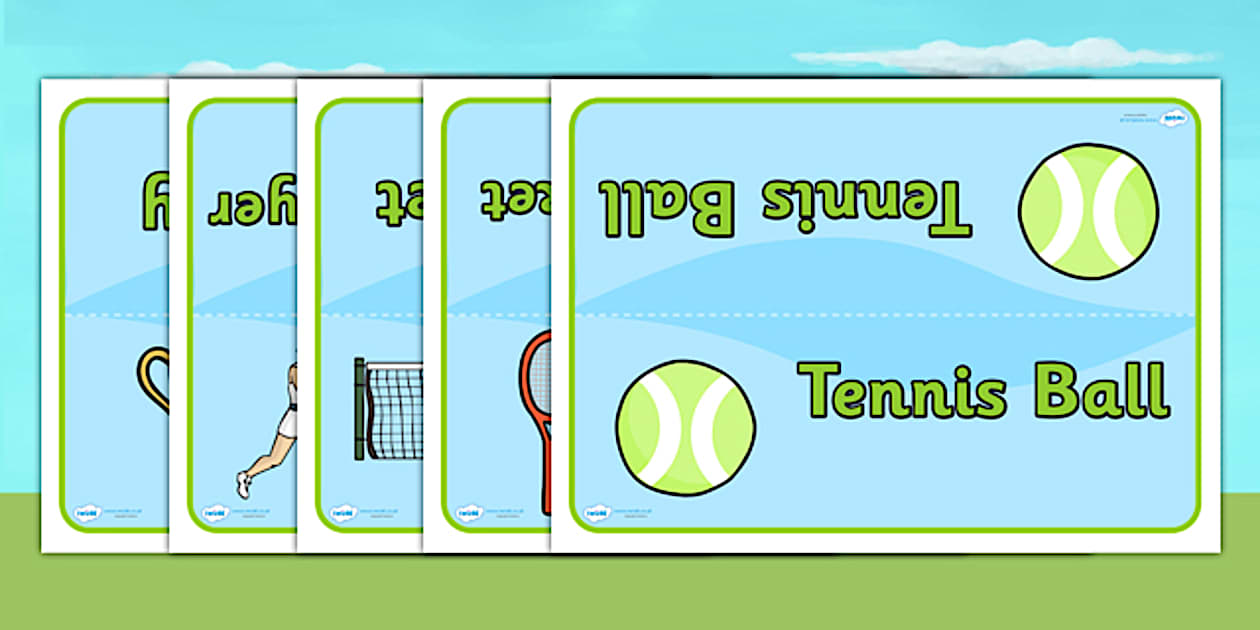 Editable Wimbledon Table Signs (teacher made) - Twinkl