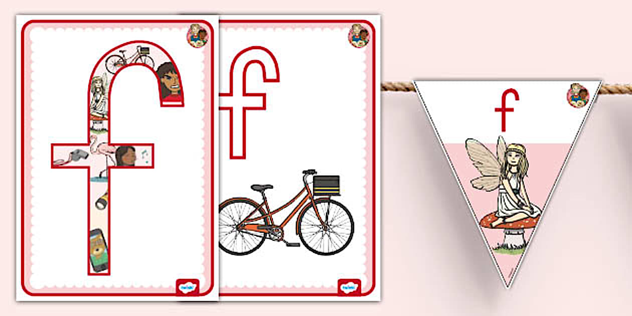 Graad R Klanke Vertoonvlaggies en Plakkate f (teacher made)