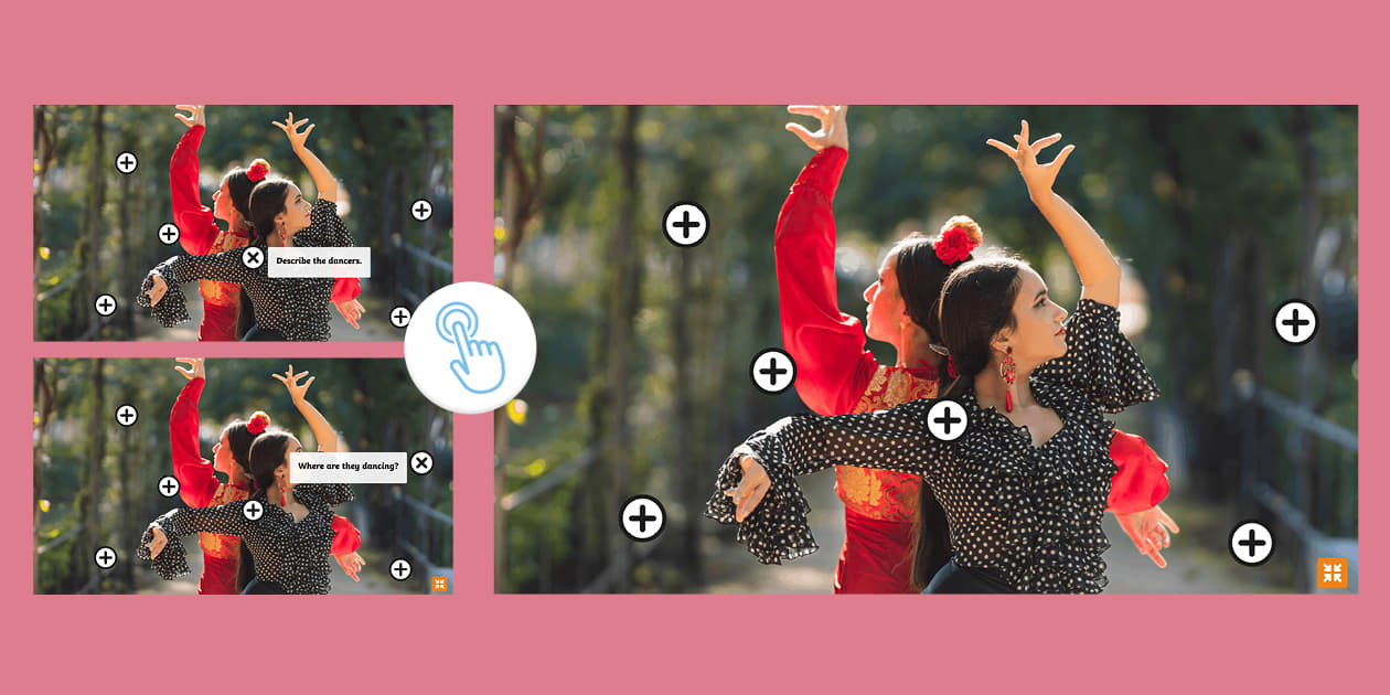 Flamenco Dancing Creative Writing Interactive Hotspot