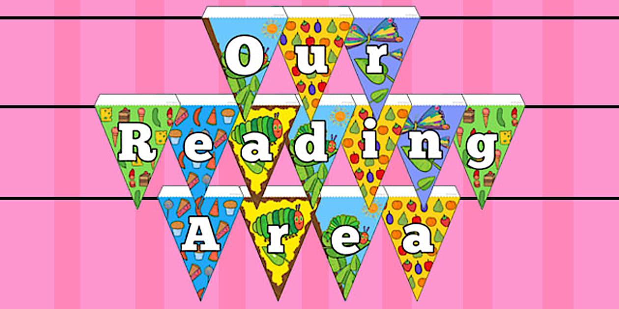 Editable Themed Reading Area Display Bunting to Support Teaching on The ...