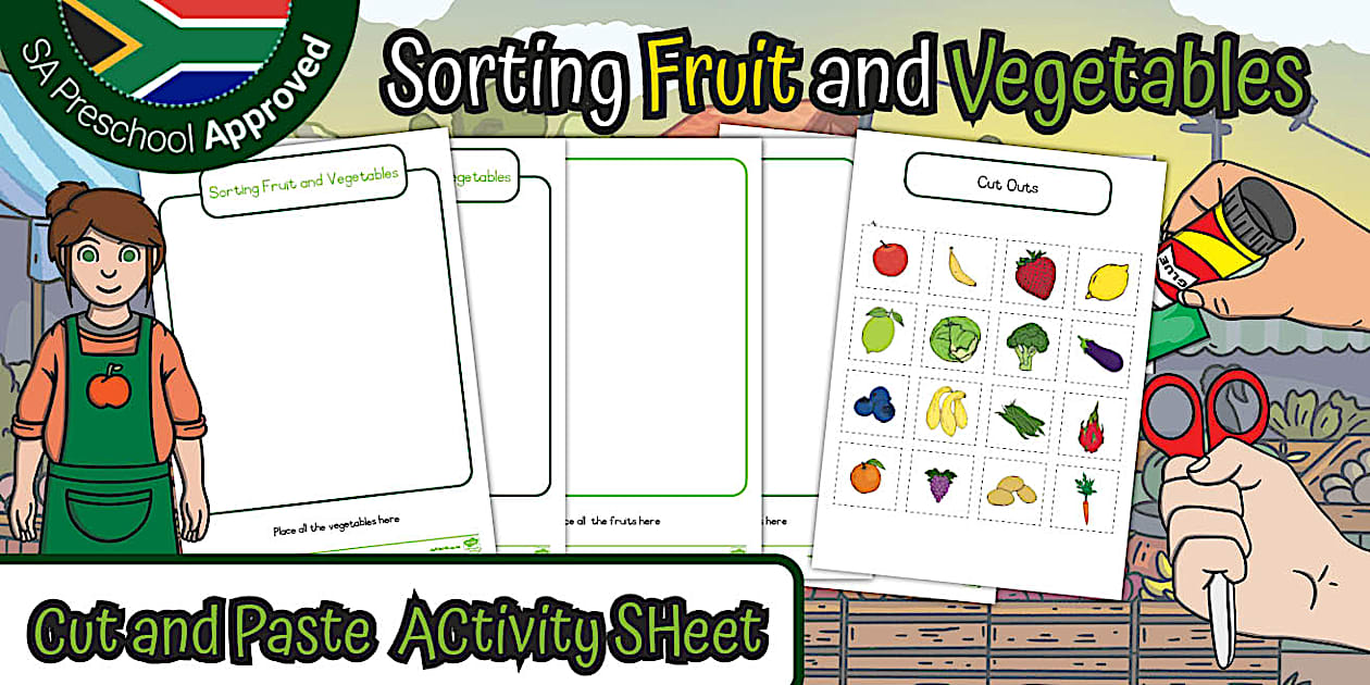 Preschool: Cooking and Baking- Sorting Fruit and Vegetables
